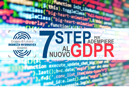 7 STEP PER ADEMPIERE AL NUOVO GDPR - Assintel